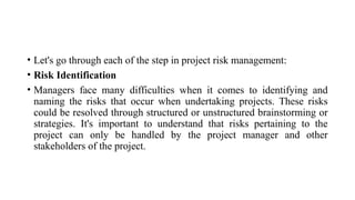 Software Project Management,Project risk evaluation.pptx