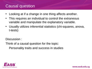 L4 research questions and hypotheses | PPT