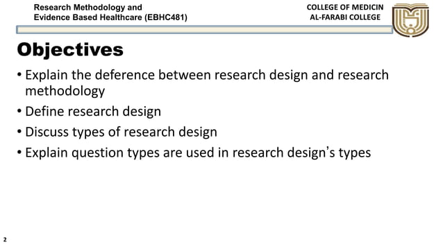 L4 rm research designs | PPTX