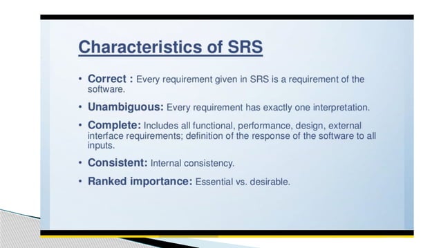 SRS Software engineering and project management | PPT