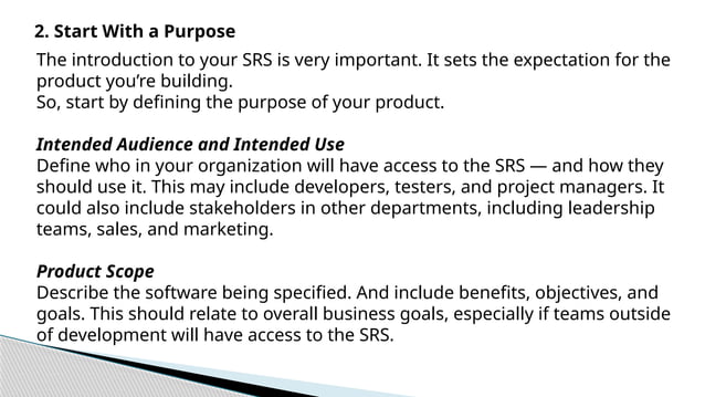 SRS Software engineering and project management | PPT