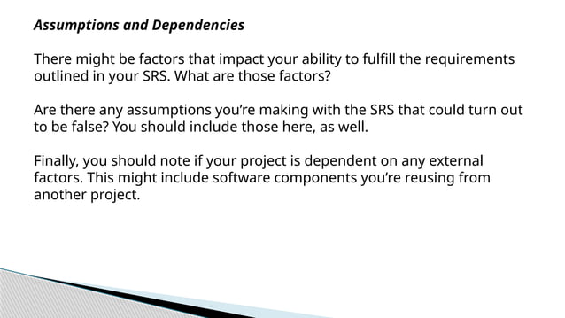 SRS Software engineering and project management | PPT