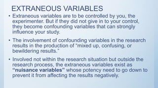 TYPES OF VARIABLES | PPT