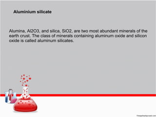 Aluminium Silicate | PPT