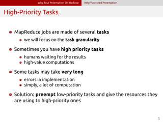 OS-Assisted Task Preemption for Hadoop | PPT