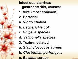 L 5. approach to diarhea | PPT