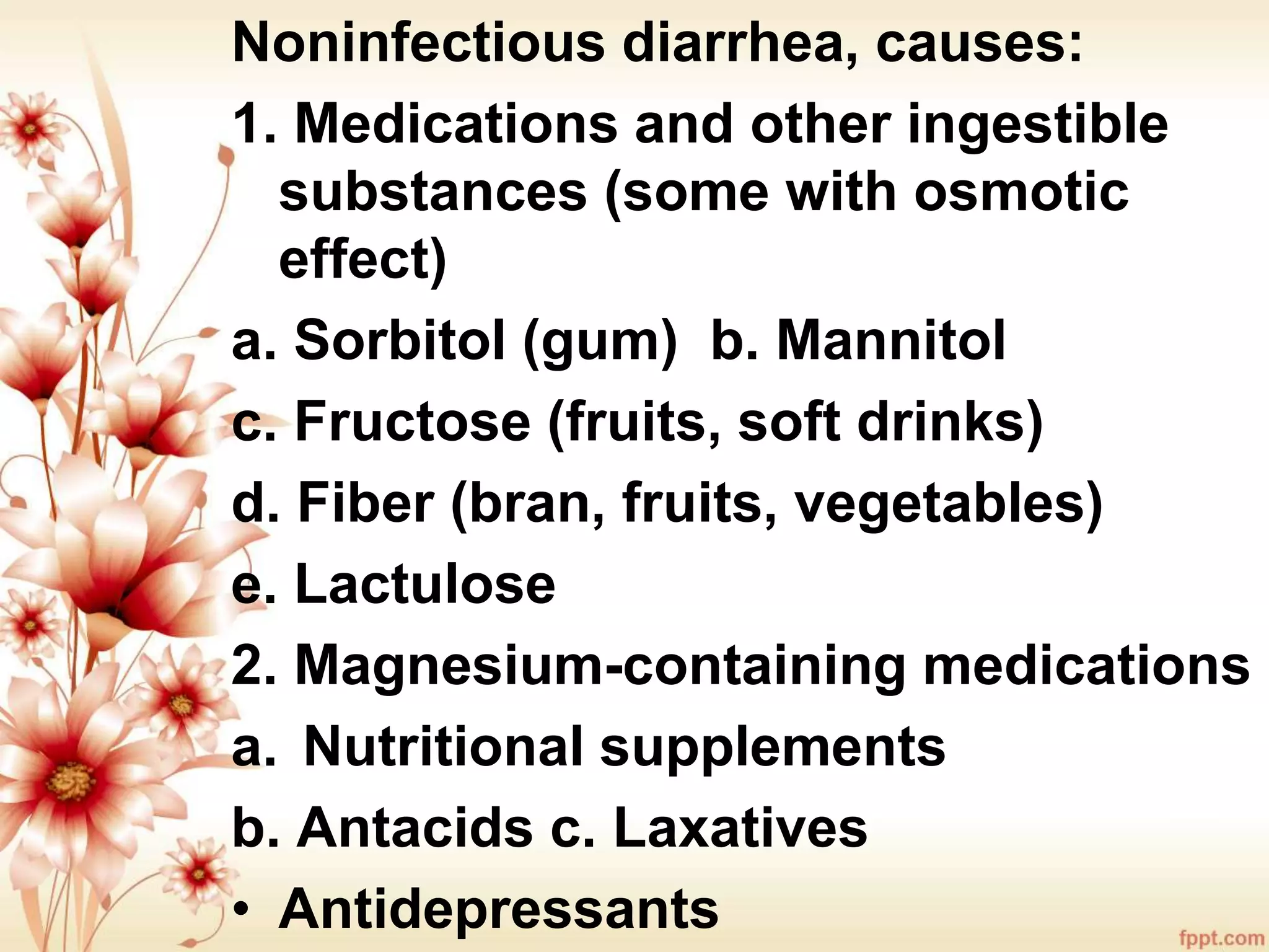 L 5. approach to diarhea | PPT
