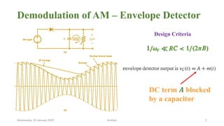 Amplitude Modulation or Double Side Band | PDF