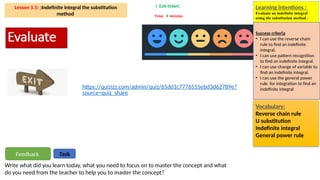 L(5-5) Idefinite integral and substitution method (1).pptx
