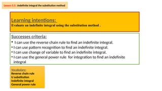 L(5-5) Idefinite integral and substitution method (1).pptx