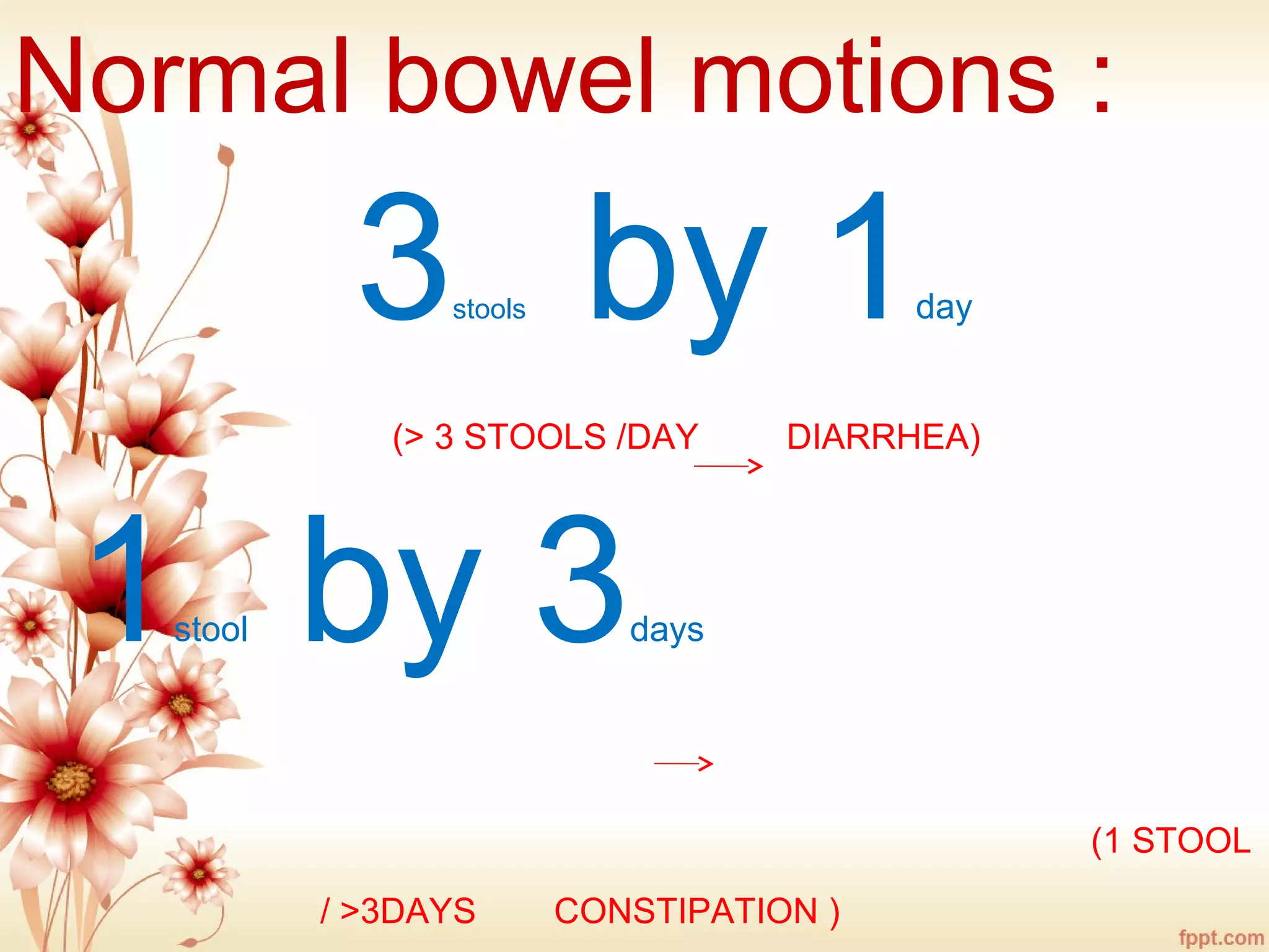 L 5 approach to diarhea | PPT