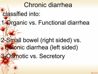 L 5 approach to diarhea | PPT