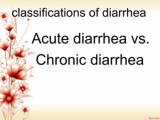 L 5 approach to diarhea | PPT