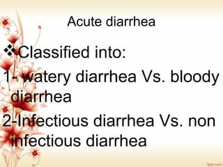 L 5 approach to diarhea | PPT
