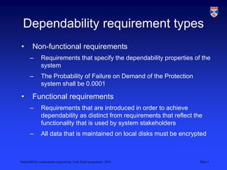 Dependability requirements for LSCITS | PPTX | Operating Systems | Computer Software and ...