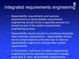 Dependability requirements for LSCITS | PPTX | Operating Systems | Computer Software and ...