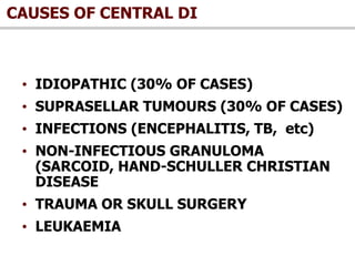 Diabetes Insipidus. . . . . . . . . . . . . . . . | PPT