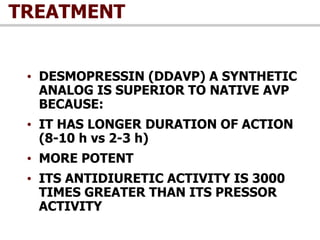 Diabetes Insipidus. . . . . . . . . . . . . . . . | PPT