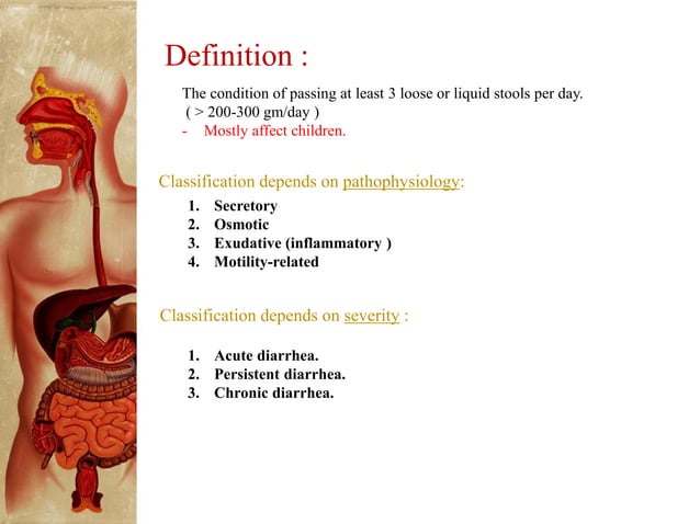 Diarrheal Disease and it's mechanism in Humans | PPT