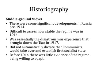 L5 how stable was the tsarist regime in 1914 | PPTX