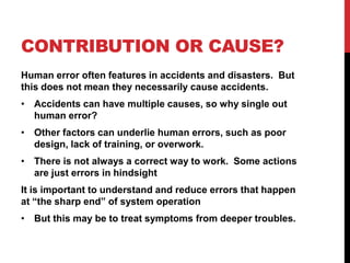 CS5032 Lecture 5: Human Error 1 | PPTX