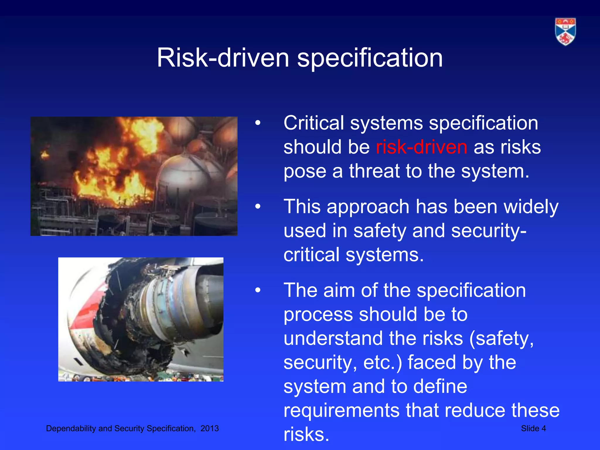 CS 5032 L5 safety specification 2013 | PPTX
