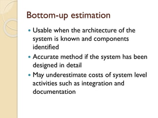 Lect-5: Work Breakdown Structure and Project Cost Estimation | PDF