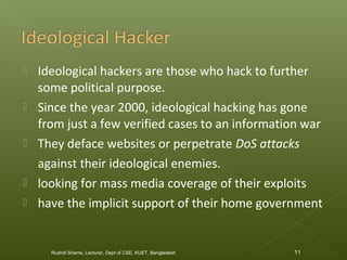 L5 understanding hacking | PPT | Technology & Computing
