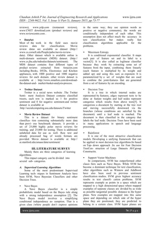 Sentiment Analysis Using Hybrid Approach: A Survey | PDF | Internet | Computing