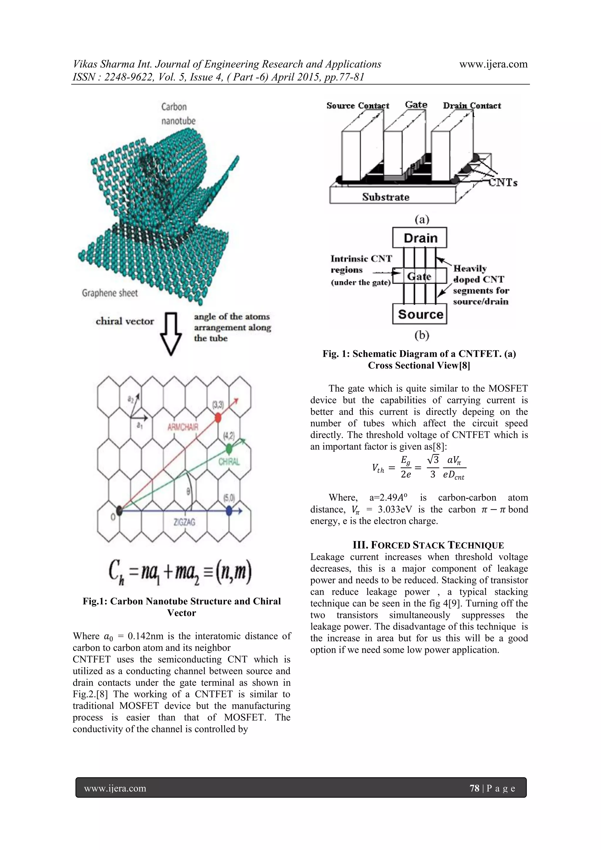 Designing of Low Power CNTFET Based D Flip-Flop Using Forced Stack ...