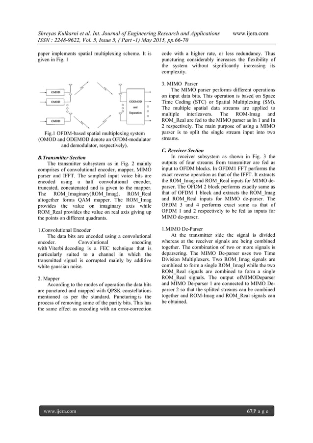 VLSI Implementation of OFDM Transceiver for 802.11n systems | PDF