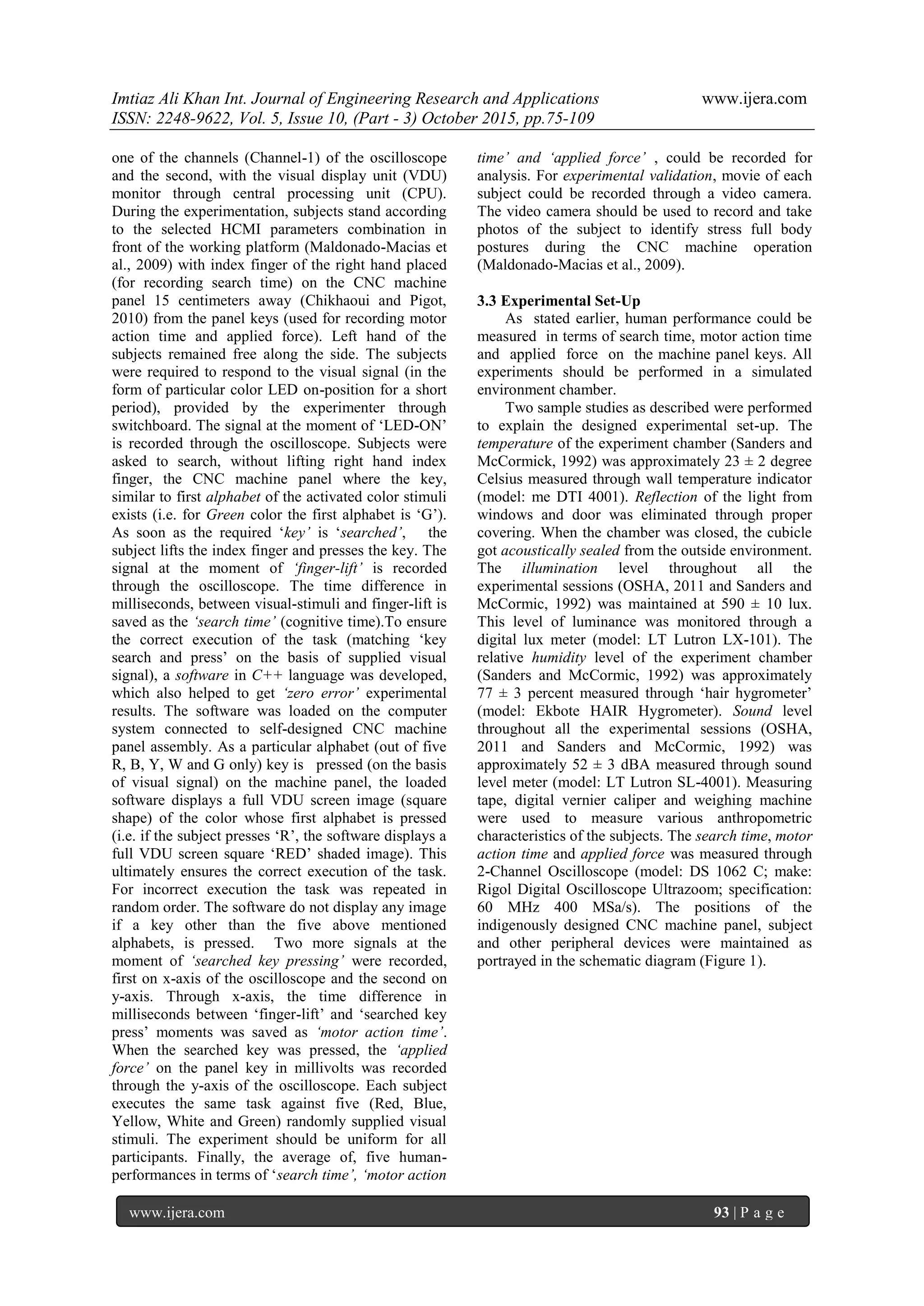 Multi-Response Research Methodology for Ergonomic Design of Human-CNC ...