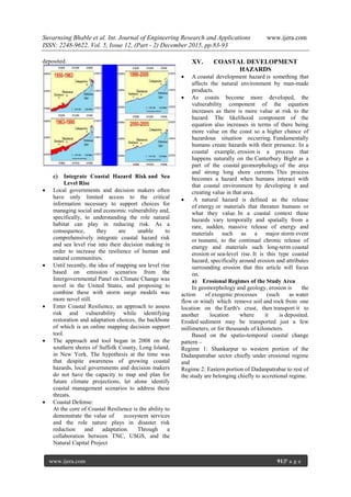 A Review Paper on Coastal Hazard | PDF