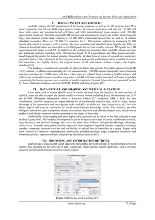 Can SAR Database: An Overview on System, Role and Application | PDF