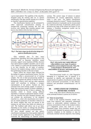 A Survey of Security of Multimodal Biometric Systems | PDF
