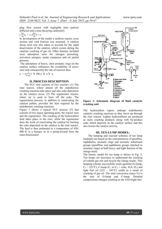 Simulation of FCC Riser Reactor Based on Ten Lump Model | PDF