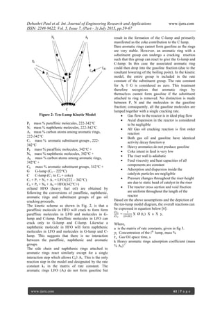 Simulation of FCC Riser Reactor Based on Ten Lump Model | PDF