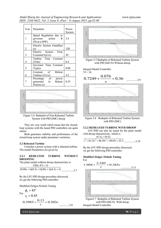 Study of PID Controllers to Load Frequency Control Systems with Various Turbine Models | PDF ...