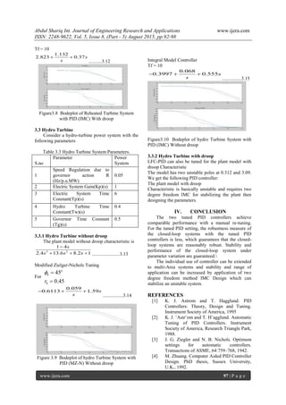 Study of PID Controllers to Load Frequency Control Systems with Various Turbine Models | PDF ...
