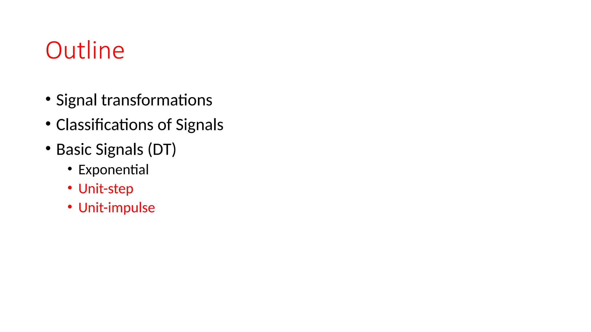 Basic Signals Indian Institute of Technology Delhi | PPSX