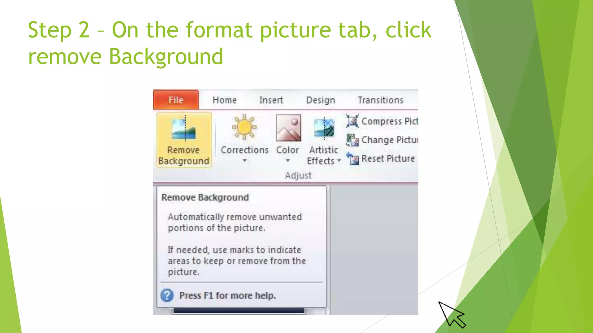 How to removed Image Background with Using Ms.PowerPoint 2010 | PPTX