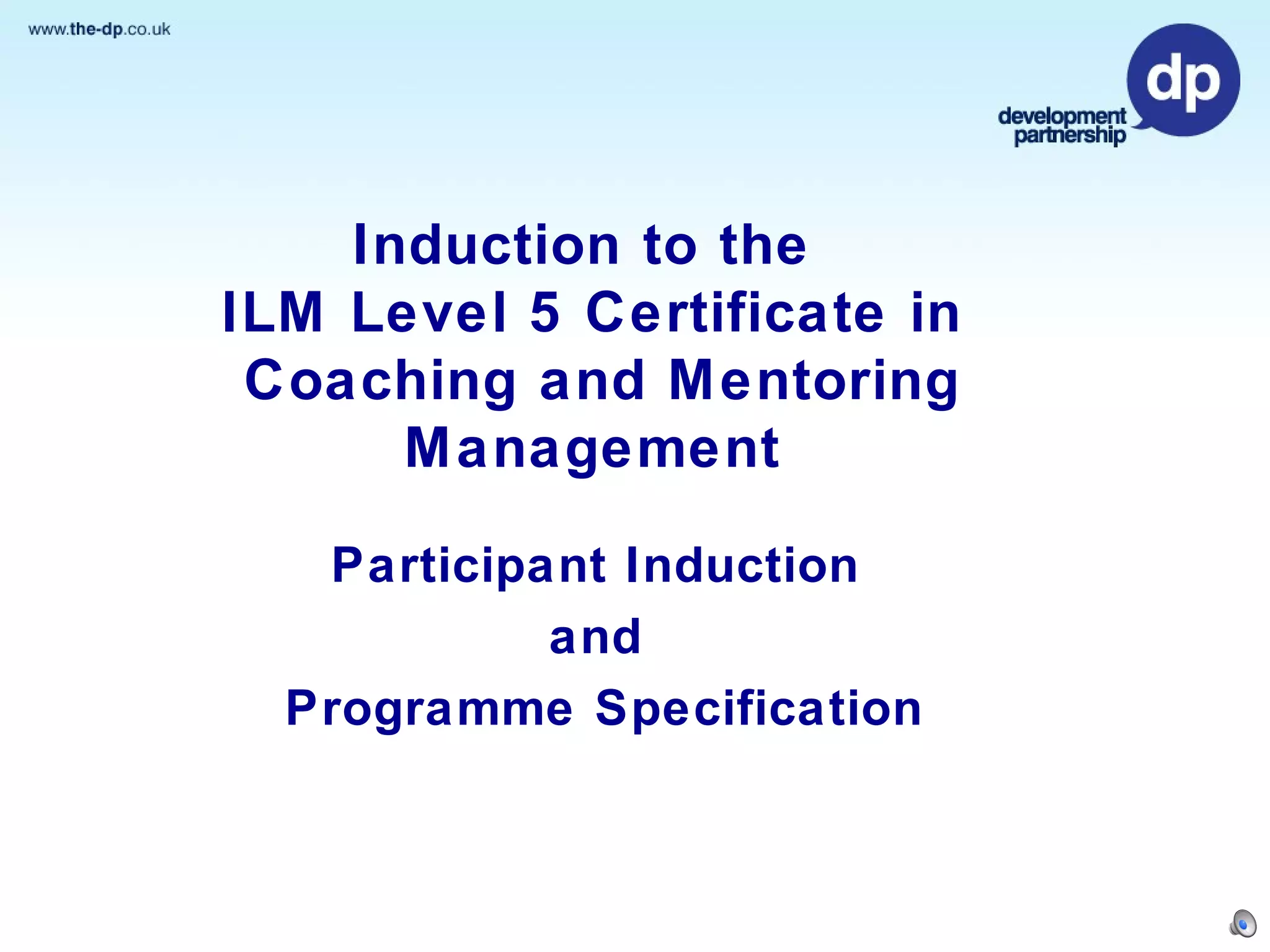 L5 coaching induction | PPT