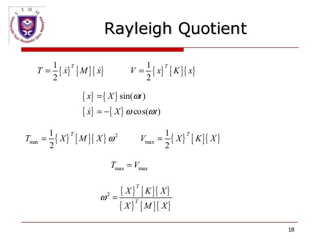 L5 determination of natural frequency & mode shape