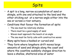 L5 Distictive Coastal Deposition Features | PPT