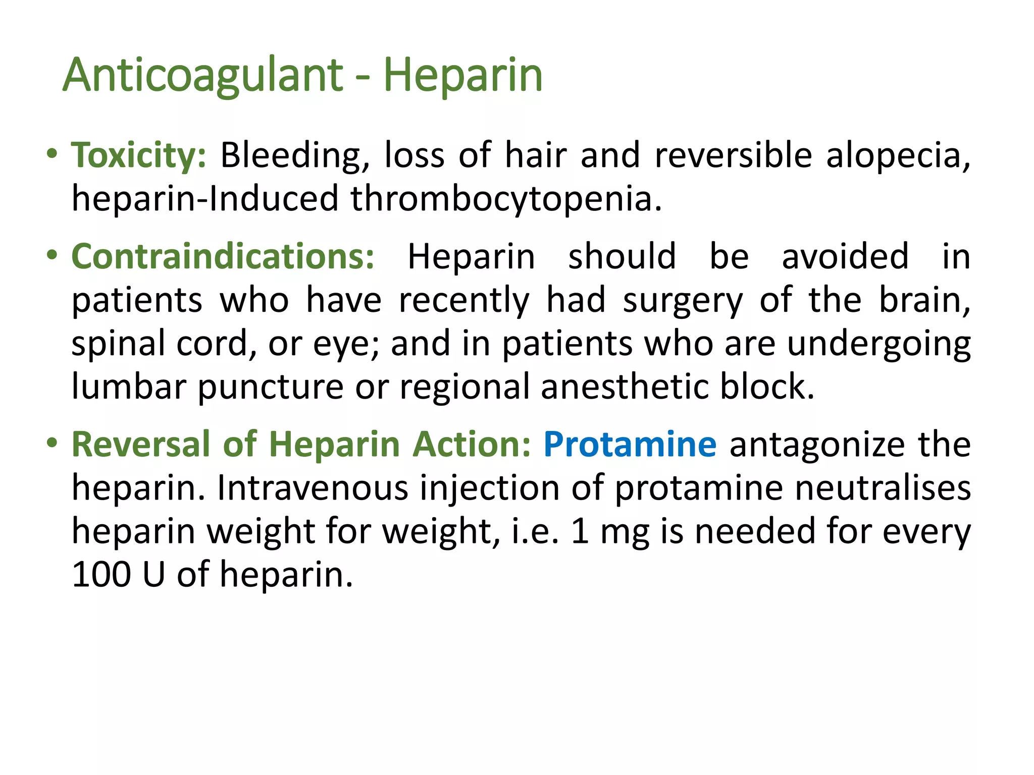 Drugs used in haematological disorders | PPTX