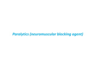 Drug used in Mechanical Ventilation | PPTX