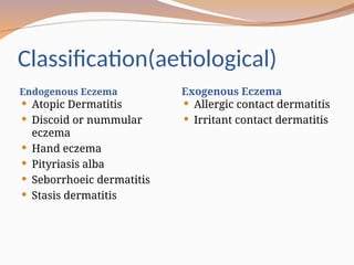 Dermatology Item Eczema & Dermatitis.ppt