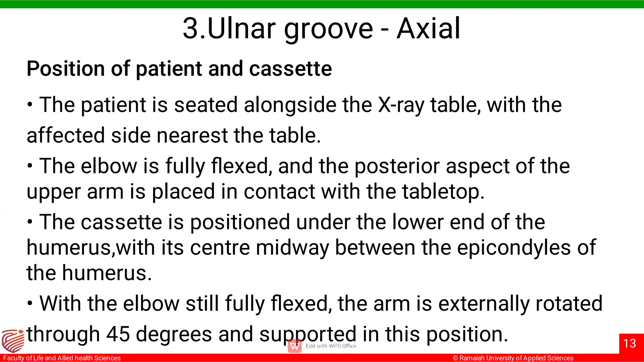 Radiographic techniques of elbow (Elbow) | PDF