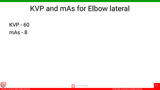 Radiographic techniques of elbow (Elbow) | PDF