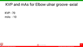 Radiographic techniques of elbow (Elbow) | PDF